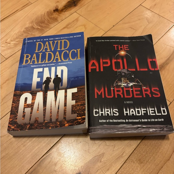 Other | David Baldacci End Game And Chris Hadfield The Apollo Murders ...